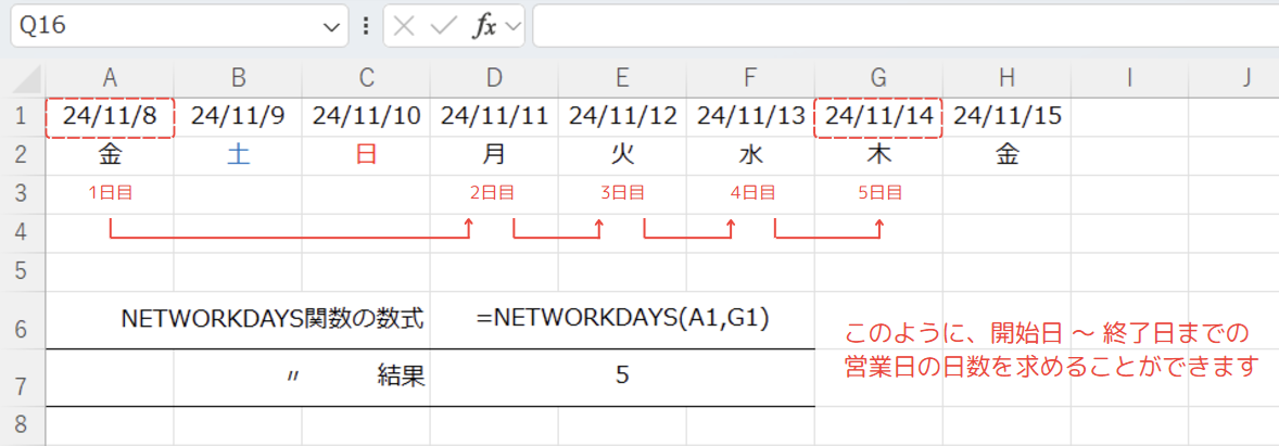 NETWORKDAYS関数の基本と活用法！営業日数の計算を簡単に