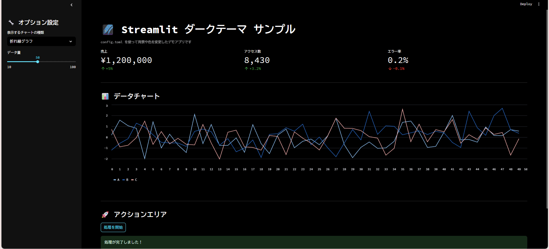 StreamlitのUIをconfig.tomlで自由にカスタマイズする方法